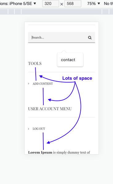 Space between sections [#3330080] | Drupal.org